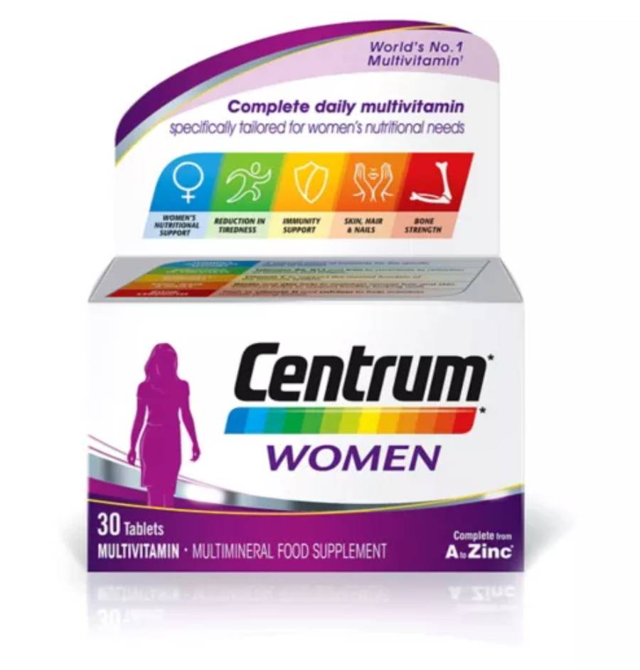 Centrum Women Multivitamins & Minerals – 30 Tablets – MiliiMart